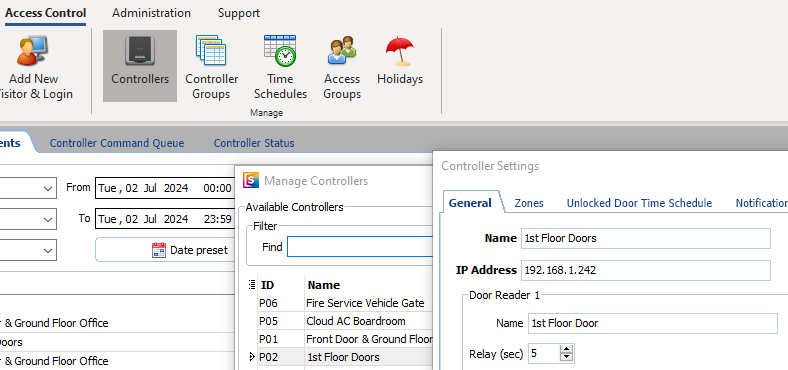 Semieta Server - How to 'Ping' a Controller – AccessIT Data Ltd.