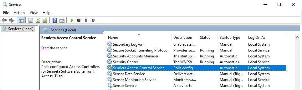 How to Re-start the Access Control Service – AccessIT Data Ltd.